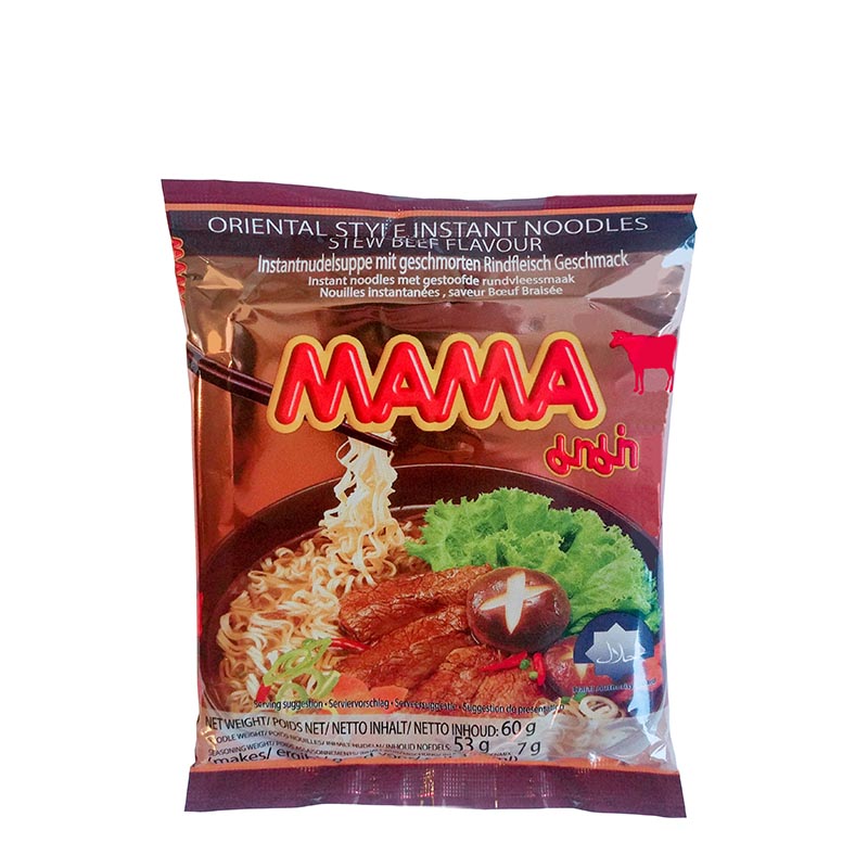 Nudlar med biffsmak - Drakfrukt.se