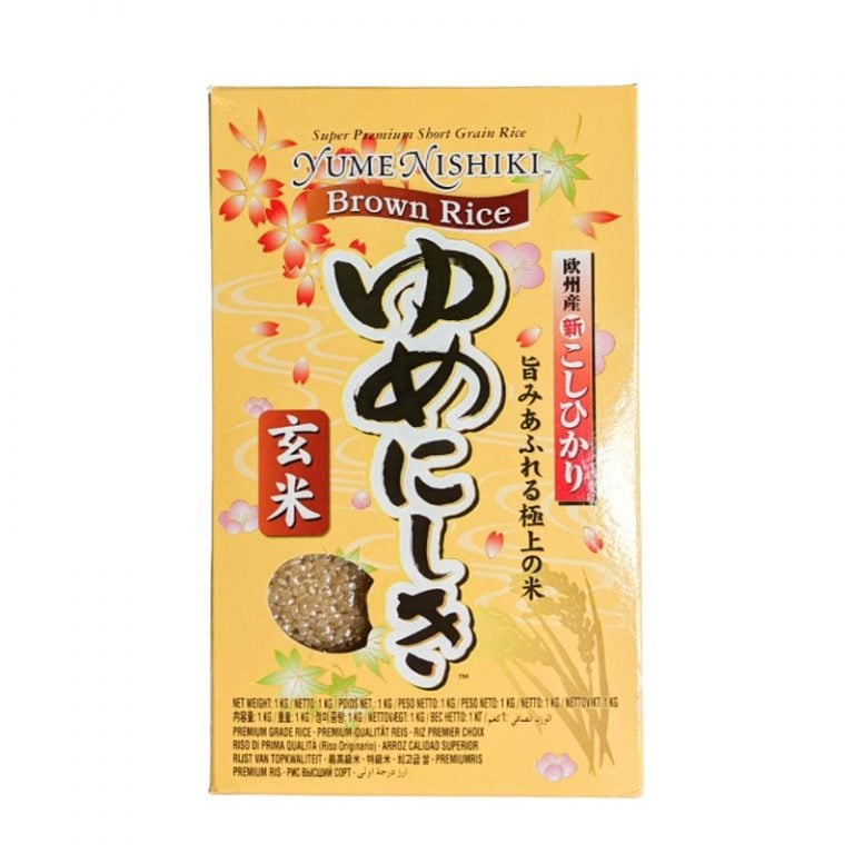 Rundkornigt Brunt Ris 1kg - Drakfrukt.se