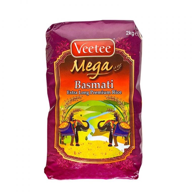 Basmatiris Extra Långkornigt 2kg - Drakfrukt.se