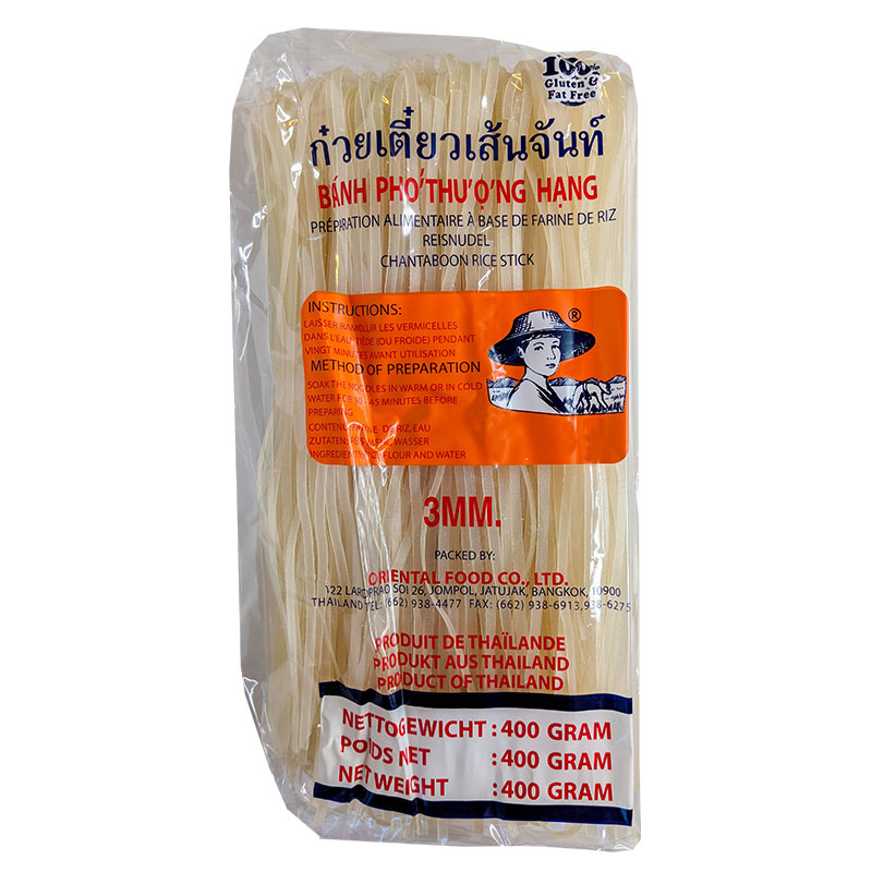 Risnudlar till Pad Thai & Phó 400g - Drakfrukt.se