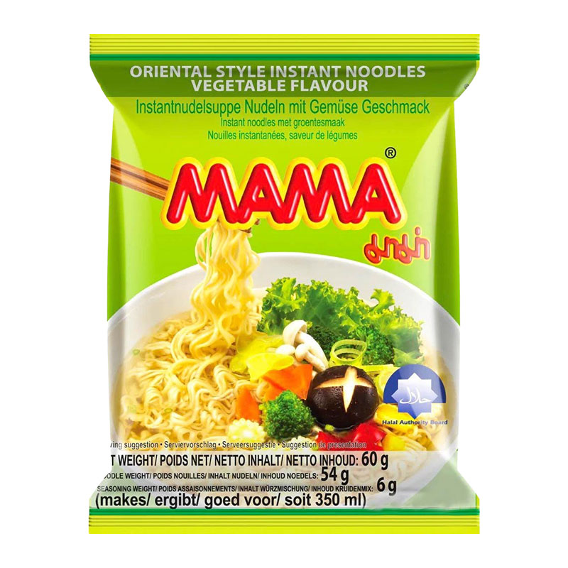 Nudlar Grönsaker Vegansk Mama 60g - Drakfrukt.se