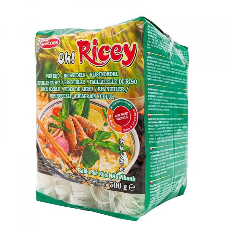 Vietnamesiska Risnudlar 500g - Drakfrukt.se