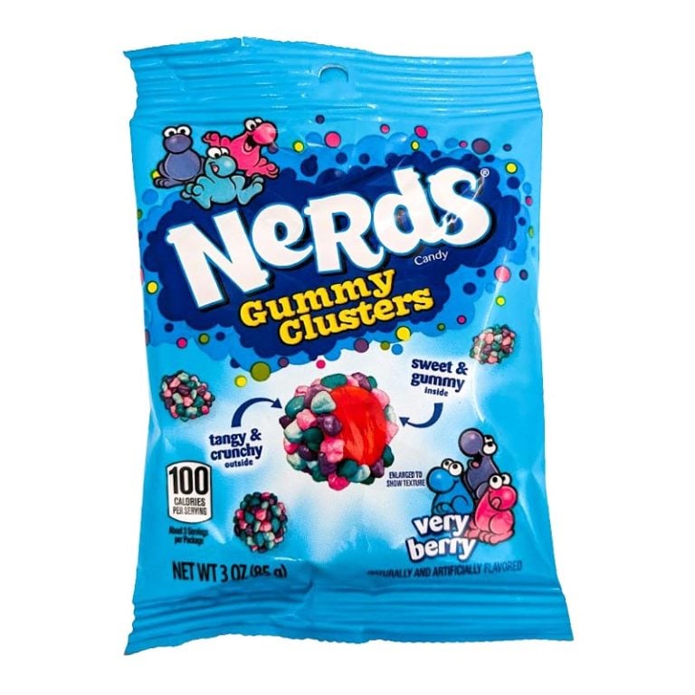 Nerds Gummy Clusters Very Berry 85g - Drakfrukt.se