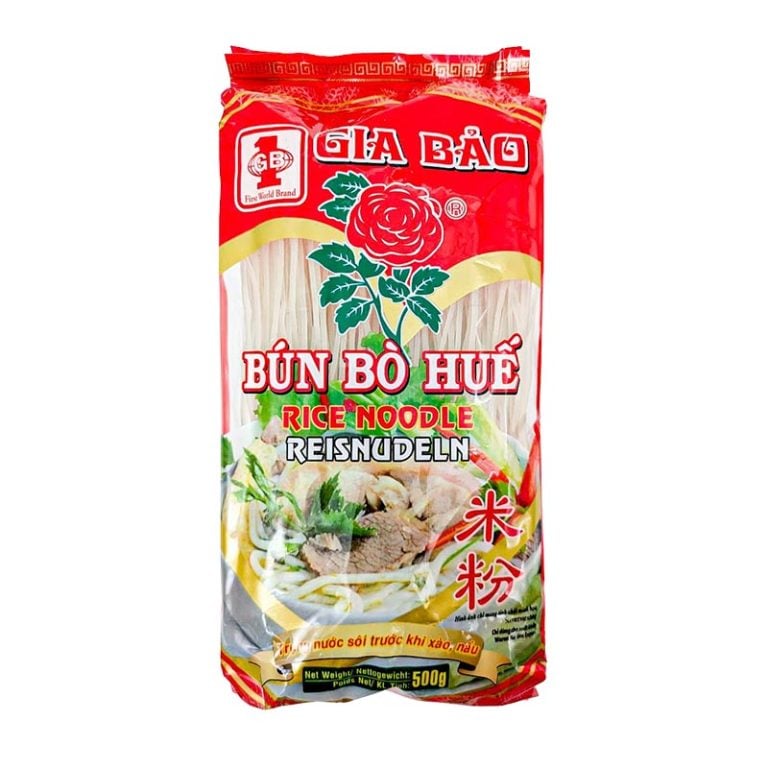 Tjocka risnudlar till Bun Bo Hue 500g - Drakfrukt.se